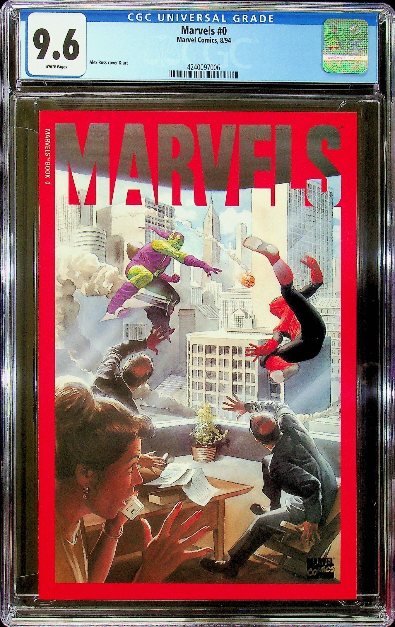 Marvels #0 (1994) - CGC 9.6 - Cert#4240097006 | Comic Books - Modern ...