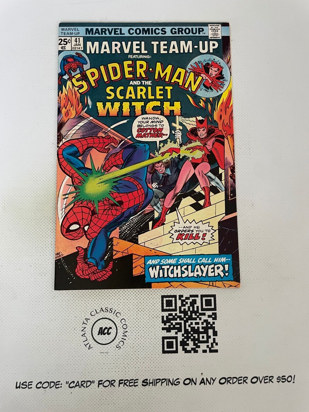 Marvel Team-Up # 41 NM Comic Book Spider-Man Scarlet Witch 6 RC50 ...