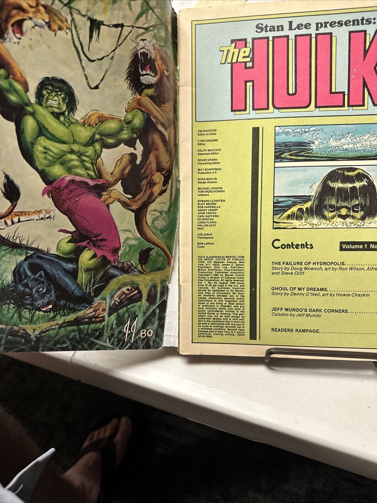 ?The Hulk Magazine #22*Aug 1980, Marvel Comics*Stan Lee*Bob Larki ...