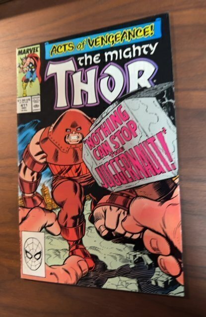 The Mighty Thor #411 VF- (1989) First appearance of the New Warriors ...