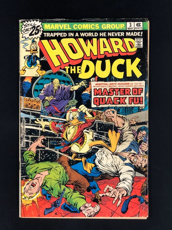 Howard the Duck #3 (1976) VG- Master of Quack Fu! | Comic Books ...