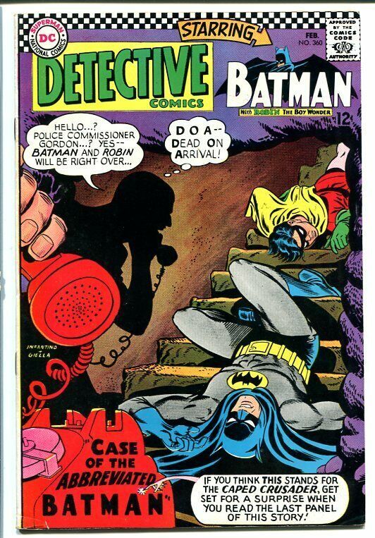 Detective Comics #360 1967-Batman & Robin-Infantino FN+ | Comic Books ...