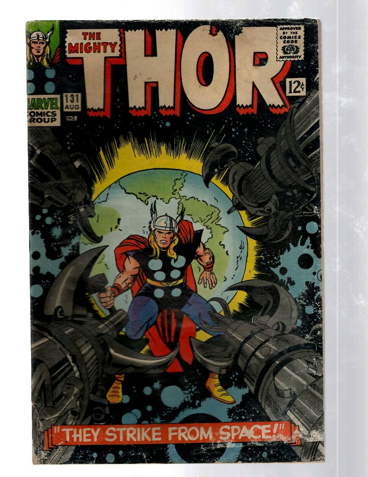 Mighty Thor # 131 VG Marvel Comic Book Loki Odin Asgard Sif Avengers ...