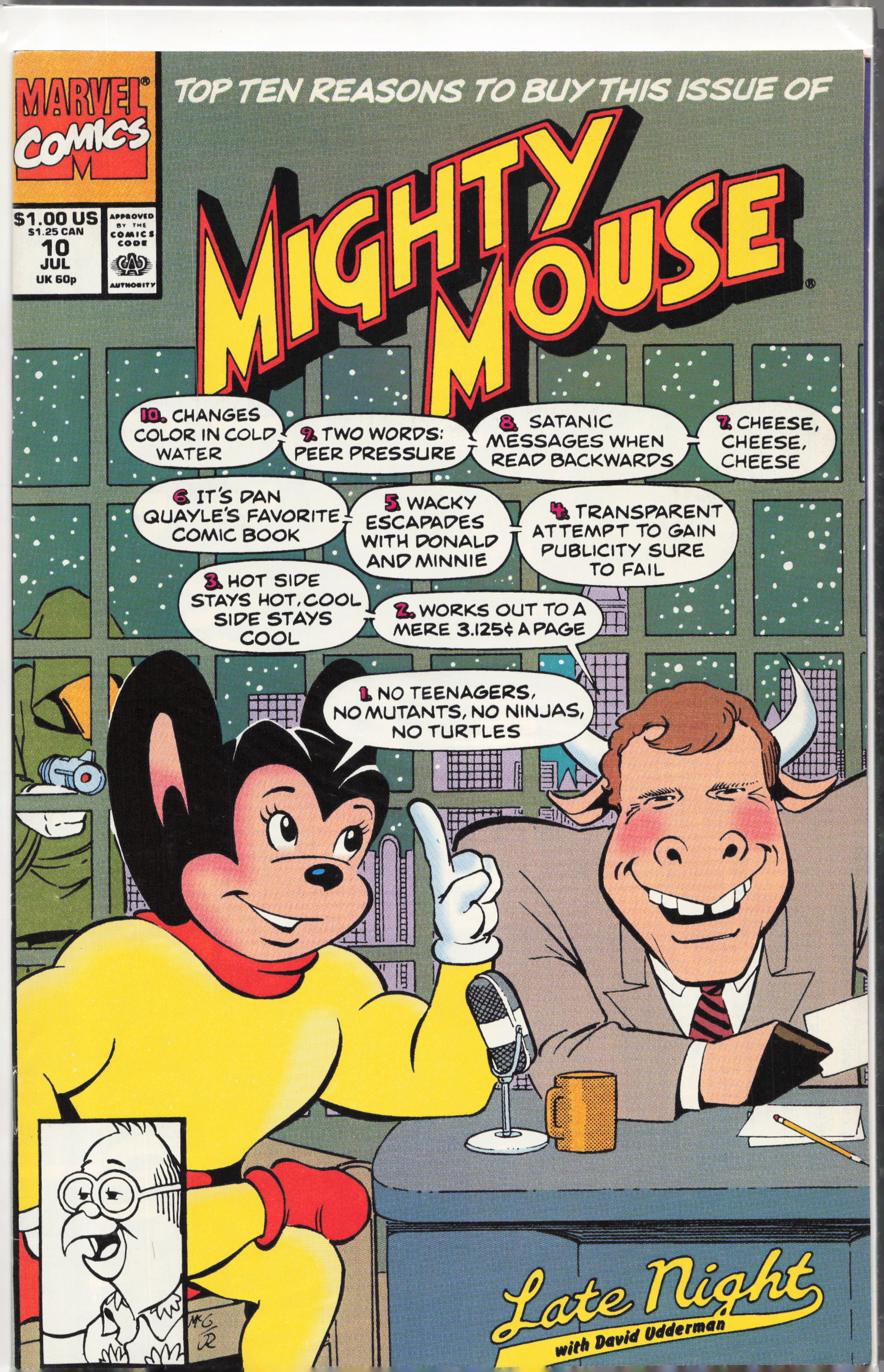 Mighty Mouse #10 (1991) Mighty Mouse | Comic Books - Copper Age, Marvel, Mighty Mouse, Funny ...