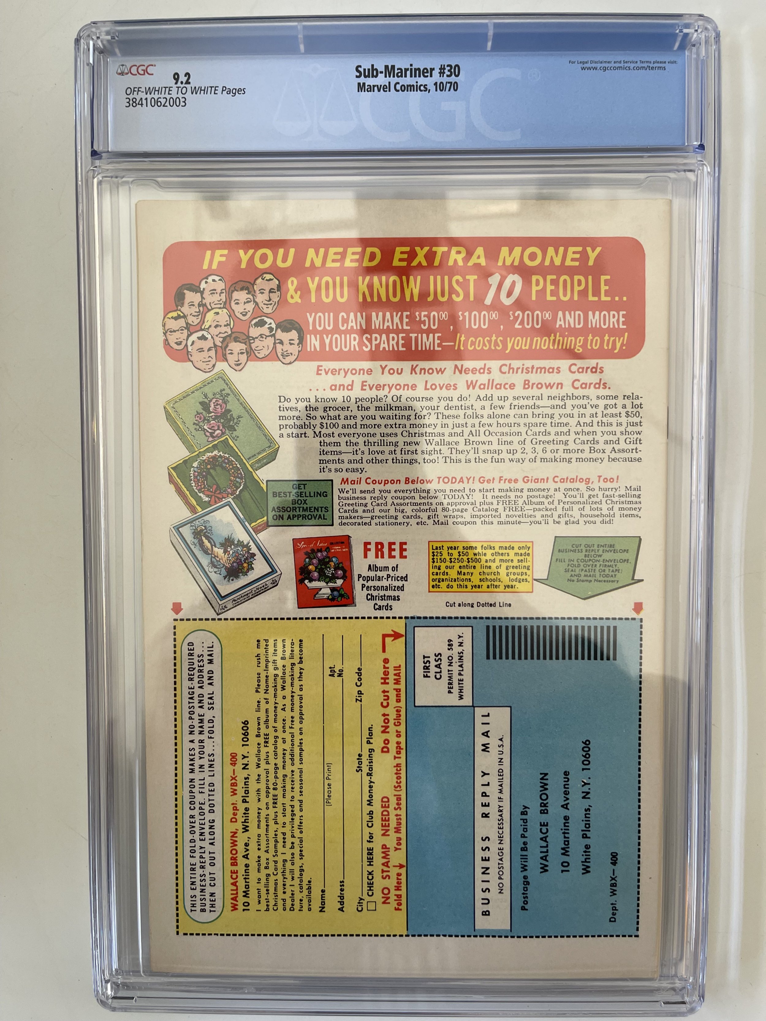 Sub-Mariner #30 - CGC 9.2 Captain Marvel and Rick Jones App. - Marvel ...