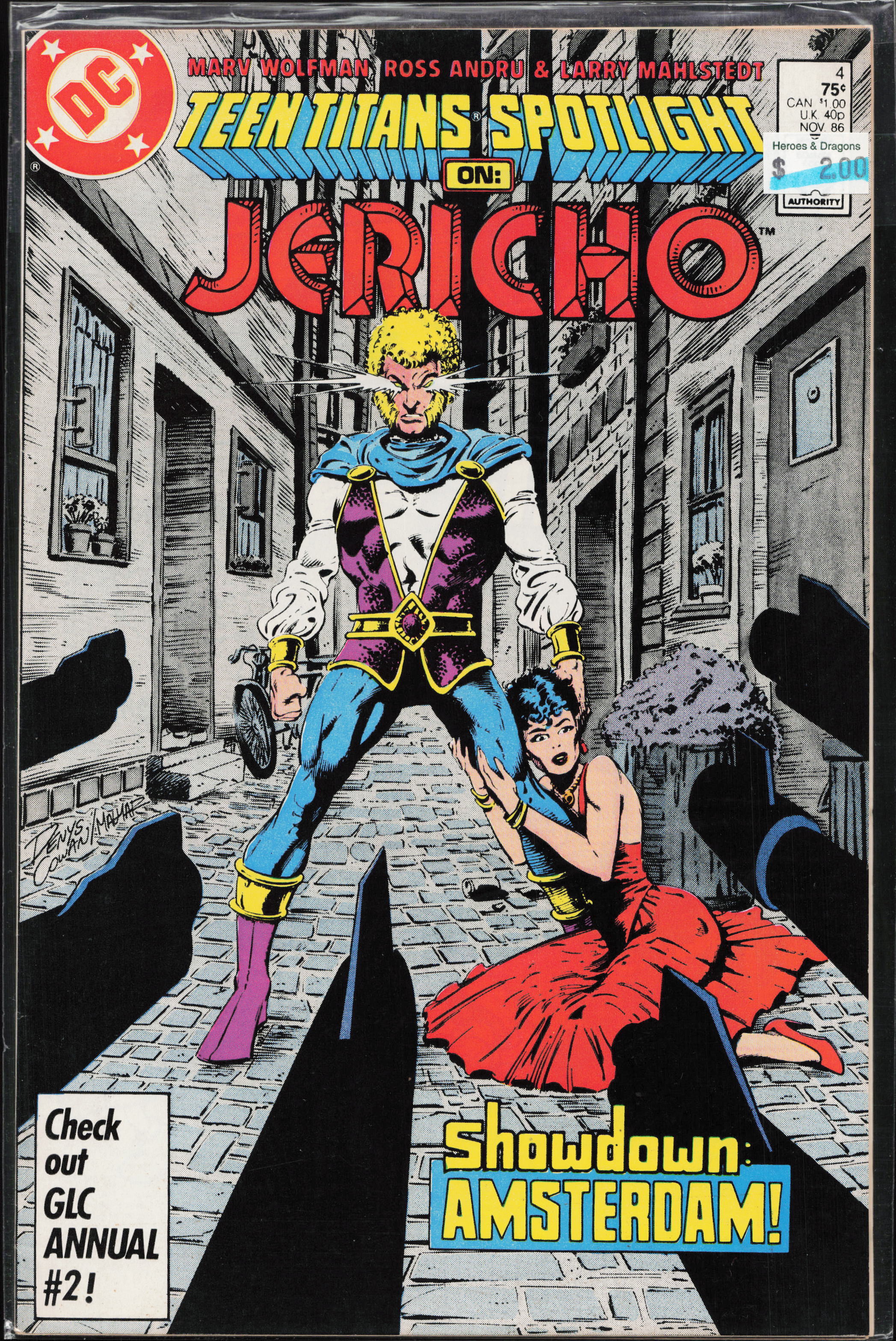 Teen Titans Spotlight #4 (1986) Jericho | Comic Books - Copper Age, DC ...