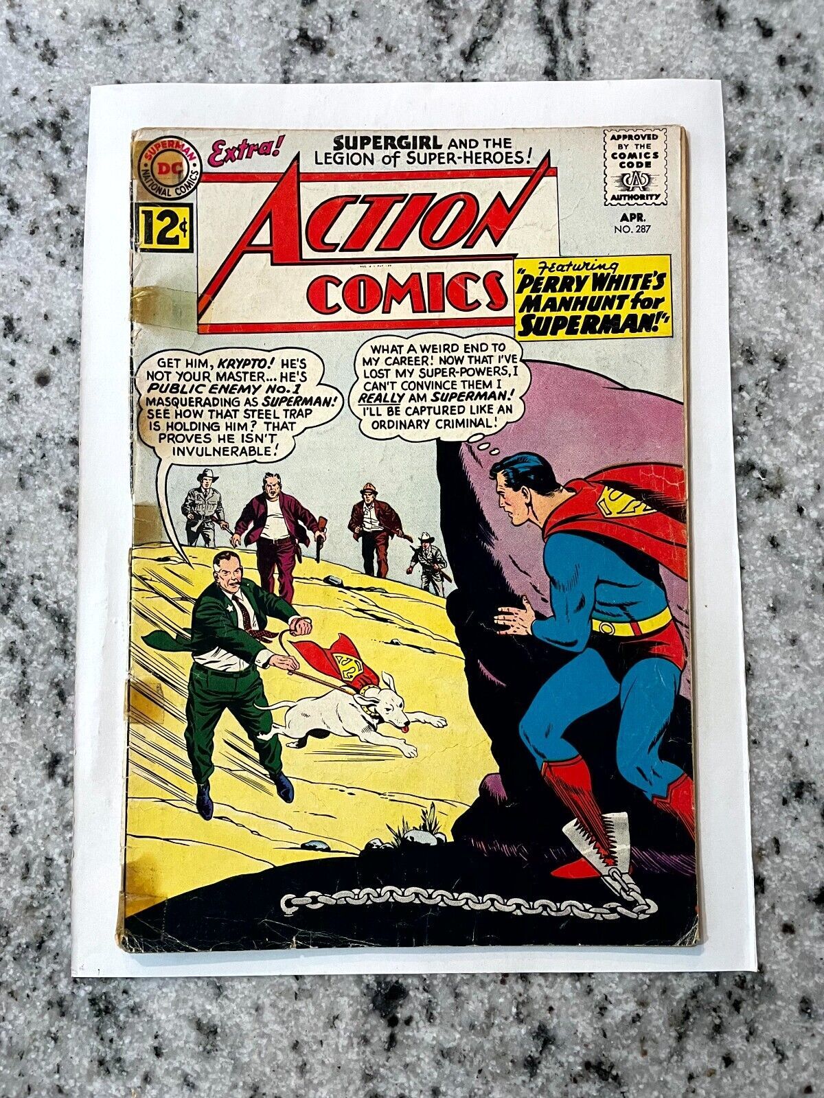 Action Comics # 287 VG- DC Comic Book Bizarro Lois Lane Superman Luthor ...
