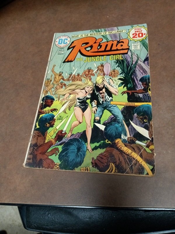 Rima The Jungle Girl #1-7 COMPLETE SET, DC Comics, Joe Kubert Cover art ...
