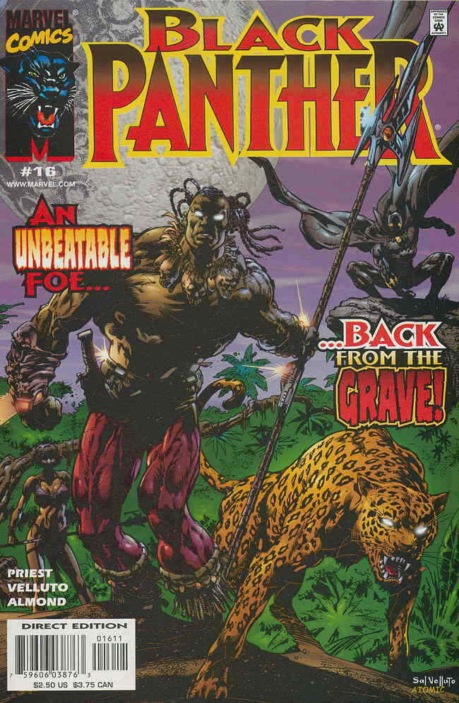 Pantera Negra (Vol. 2) #16/muy Fino casi nuevo y sin usar; Marvel ...