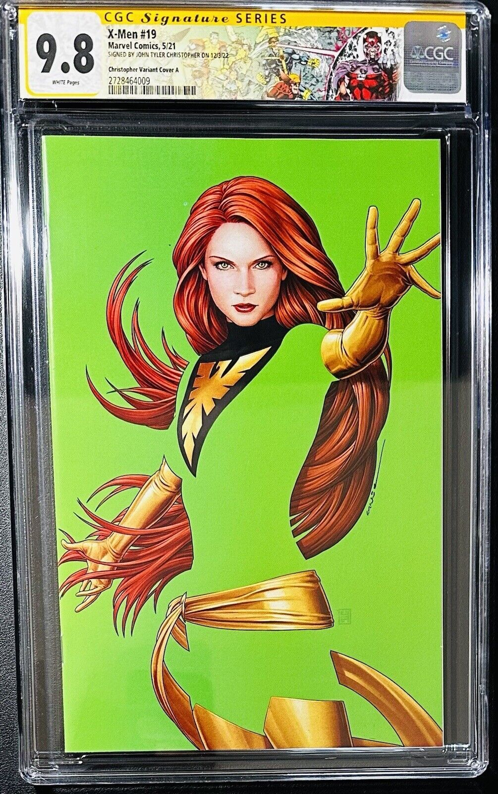 ?? X-Men 19 signed John Tyler Christopher JTC Phoenix SS CGC 9.8 ...