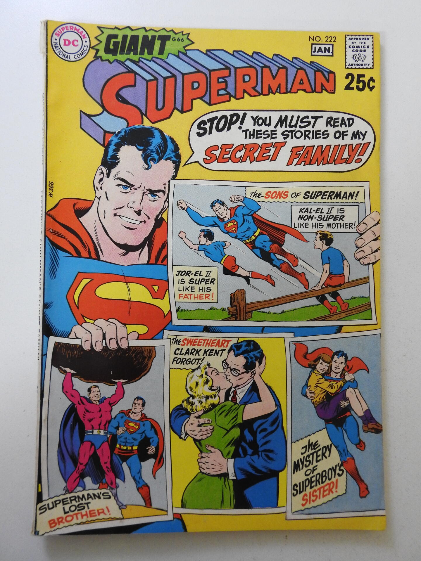 Superman #222 VG/FN Condition! 1/2 in spine split | Comic Books ...