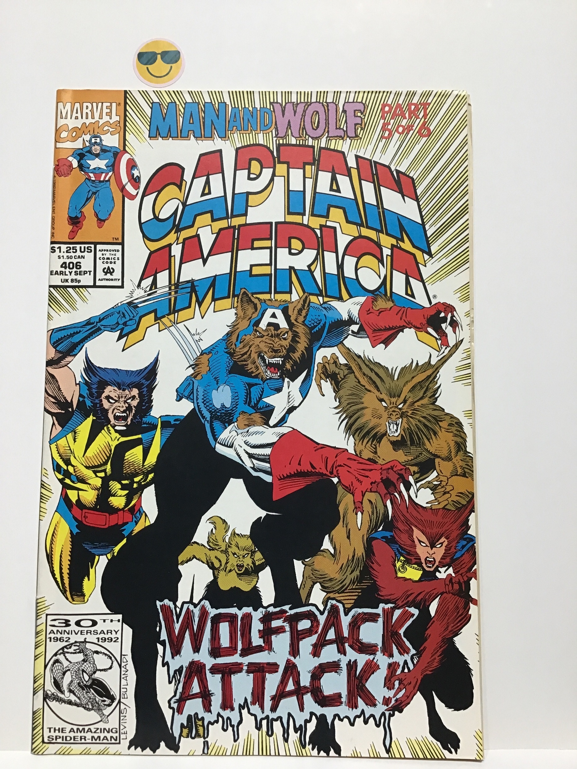 Captain America #406 (1992) NM wolf Pack | Comic Books - Modern Age ...