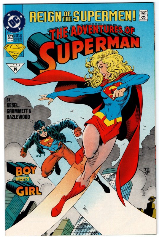 Adventures of Superman #502 (1993) NM/M original owner | Comic Books ...