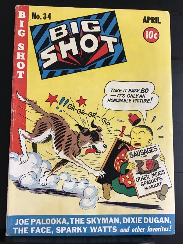 Big Shot Comics #34 (1943) Joe Palooka, The Skyman and other favorites ...