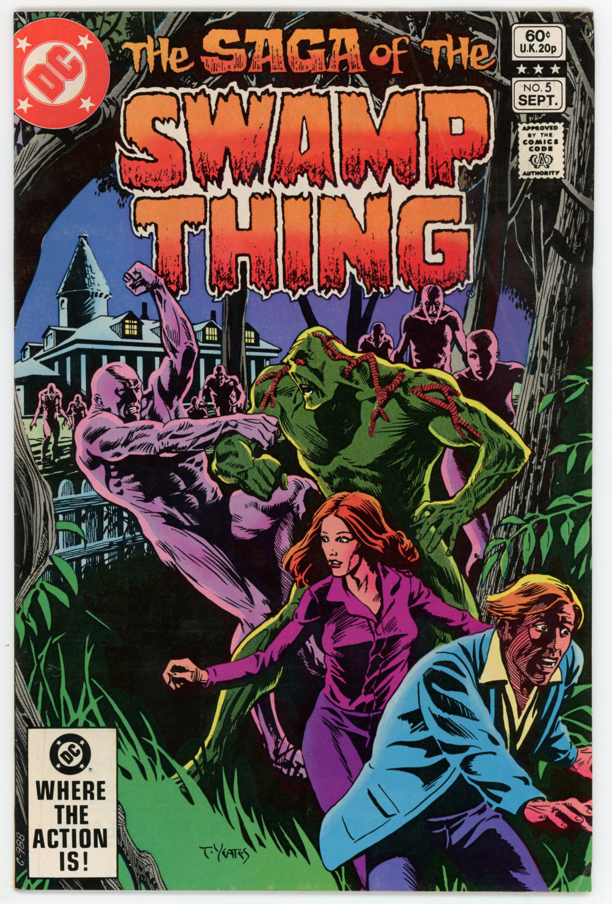 The Saga of Swamp Thing #5 VGFN 5.0 Bronze Age DC 1982 Tom Yeates ...