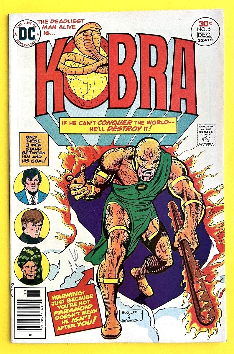 Kobra 5 the EYE of the Serpent (1976) B6 | Comic Books - Bronze Age, DC Comics, Superhero / HipComic