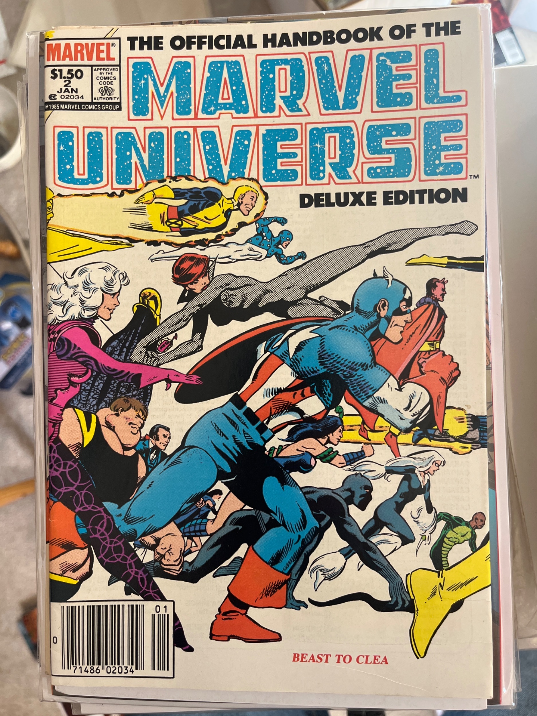 The Official Handbook of the Marvel Universe #2 (1985) | Comic Books ...