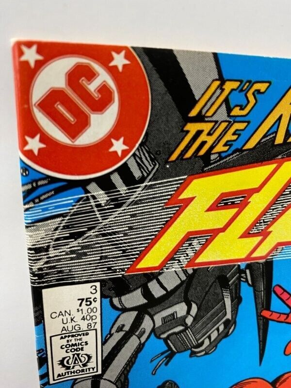 Flash #3 (1987) VF Bill Loebs run Wally West series | Comic Books ...