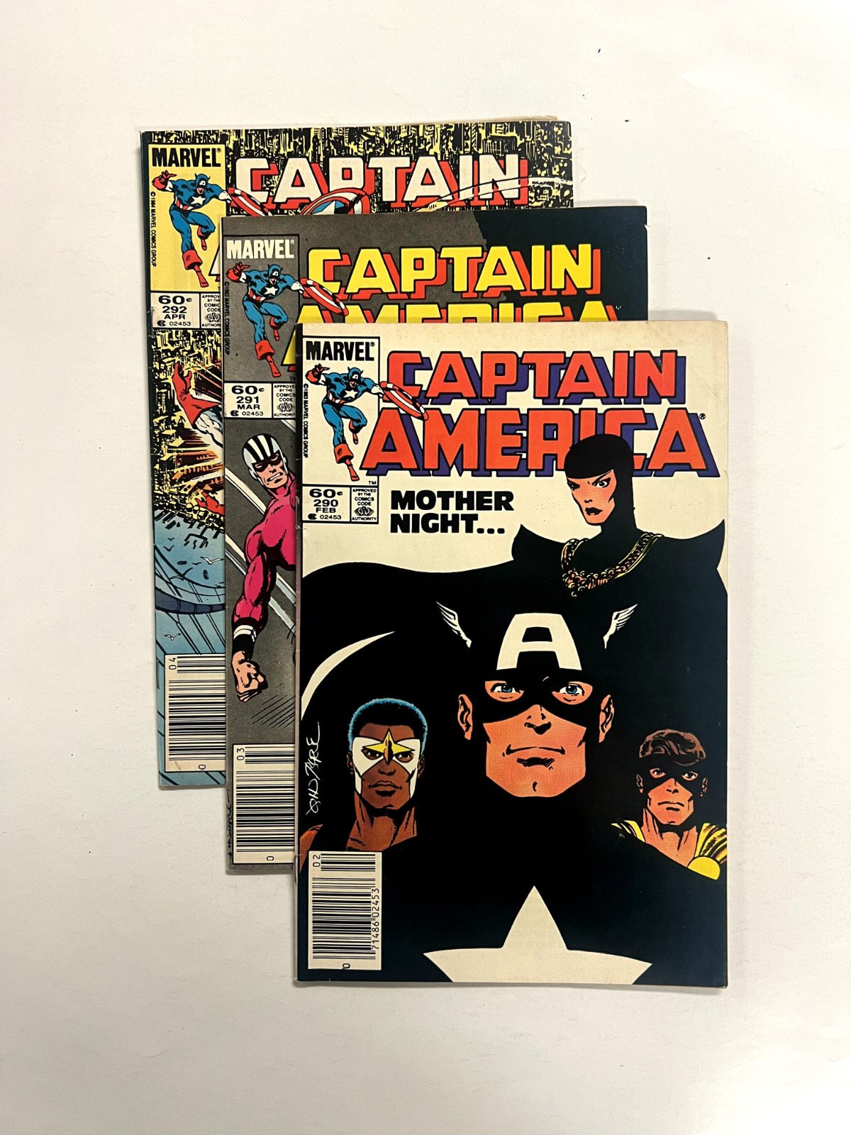 3 Captain America Marvel Comic Books #290 291 292 Iron-Man Spiderman ...