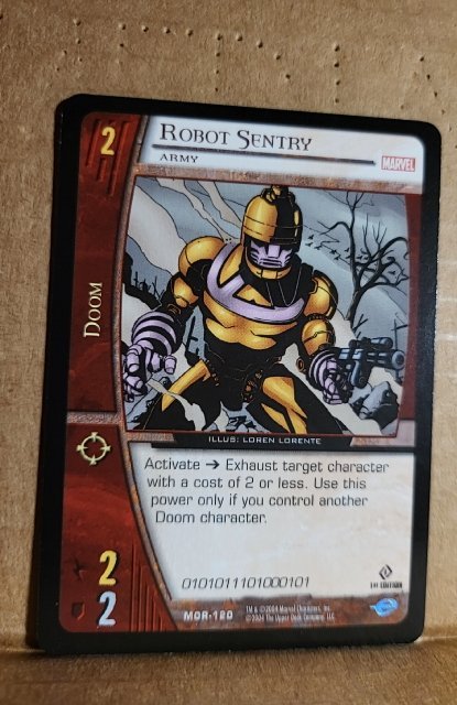 2004 Vs System Marvel Origins - Robot Sentry | Comic Collectibles ...