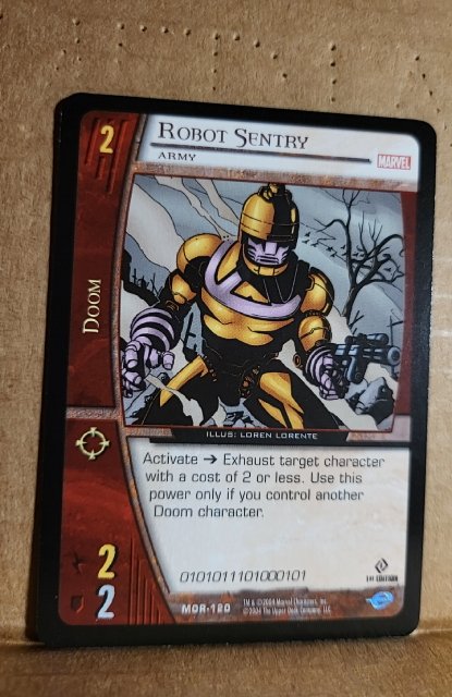 2004 Vs System Marvel Origins - Robot Sentry | Comic Collectibles ...