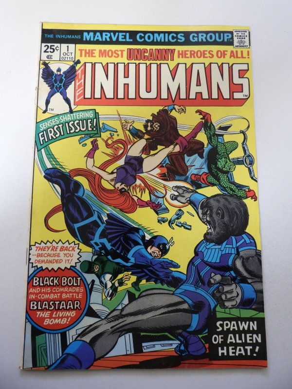 The Inhumans #1 (1975) FN+ Condition | Comic Books - Bronze Age, Marvel ...