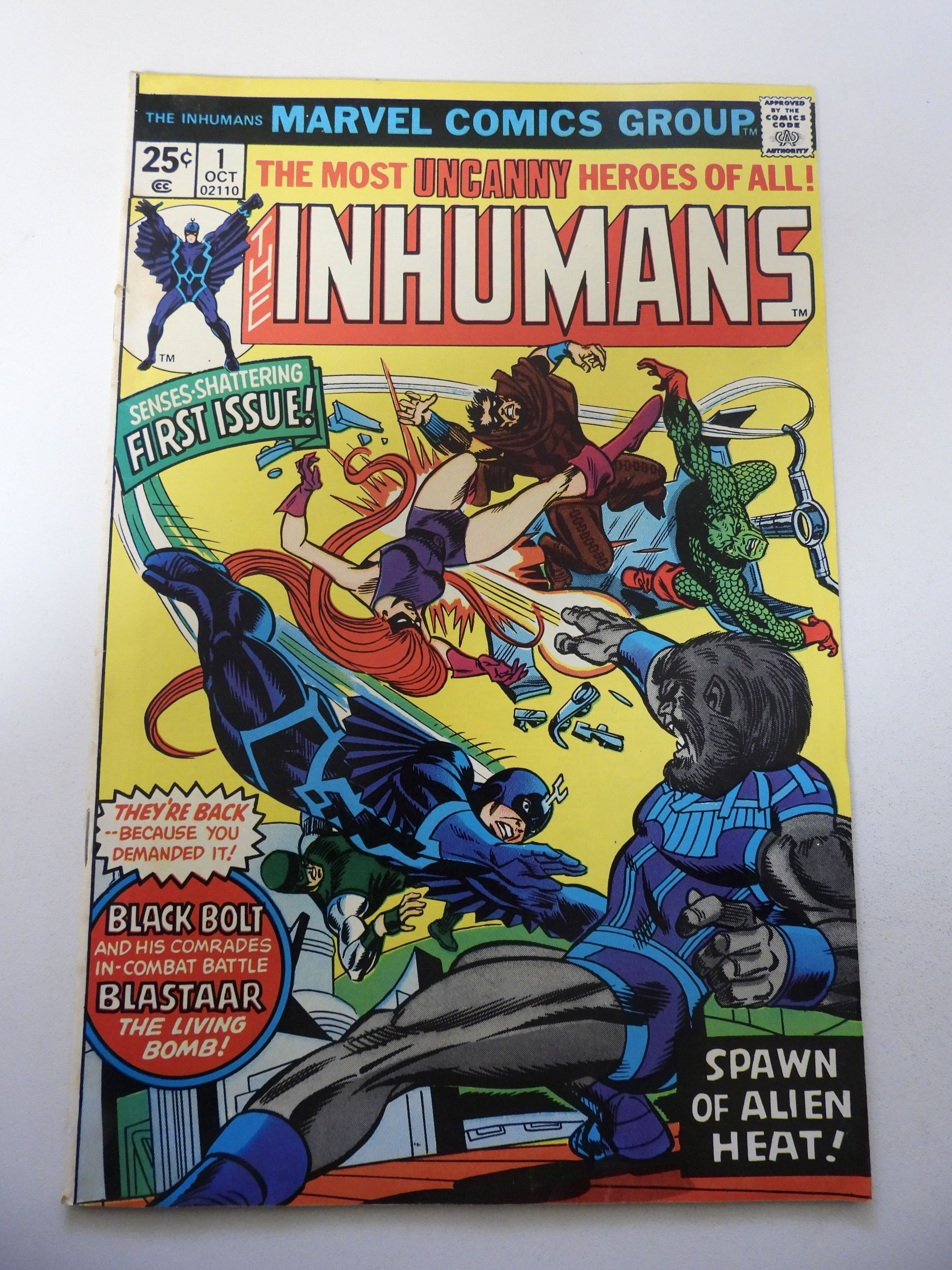 The Inhumans #1 (1975) FN+ Condition | Comic Books - Bronze Age, Marvel ...