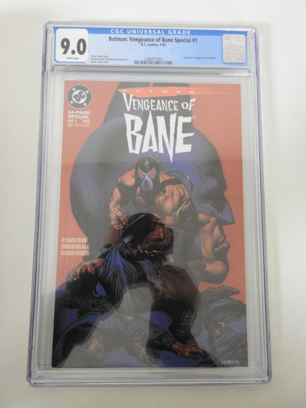 Batman: Vengeance of Bane Special #1 (1993) CGC 9.0! 1st Appearance of ...