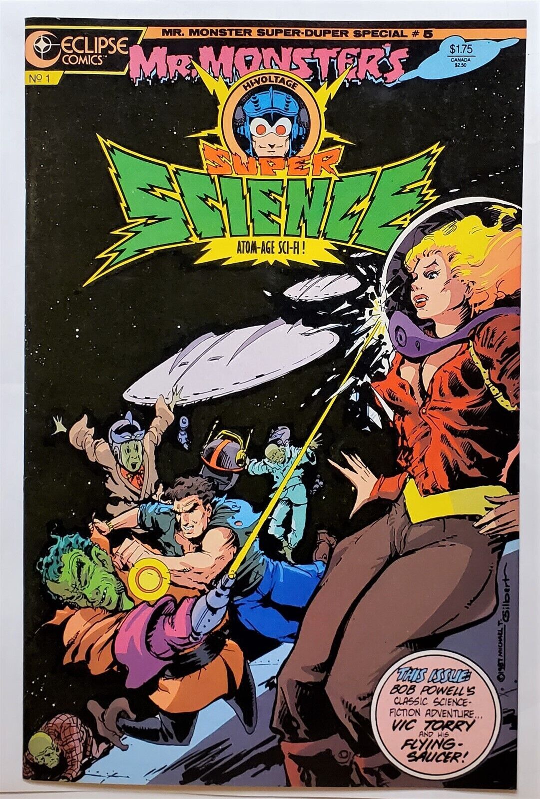 Mr. Monsters Hi-Voltage Super Science #1 (Jan 1987, Eclipse) 8.0 VF | Comic Books - Copper Age ...