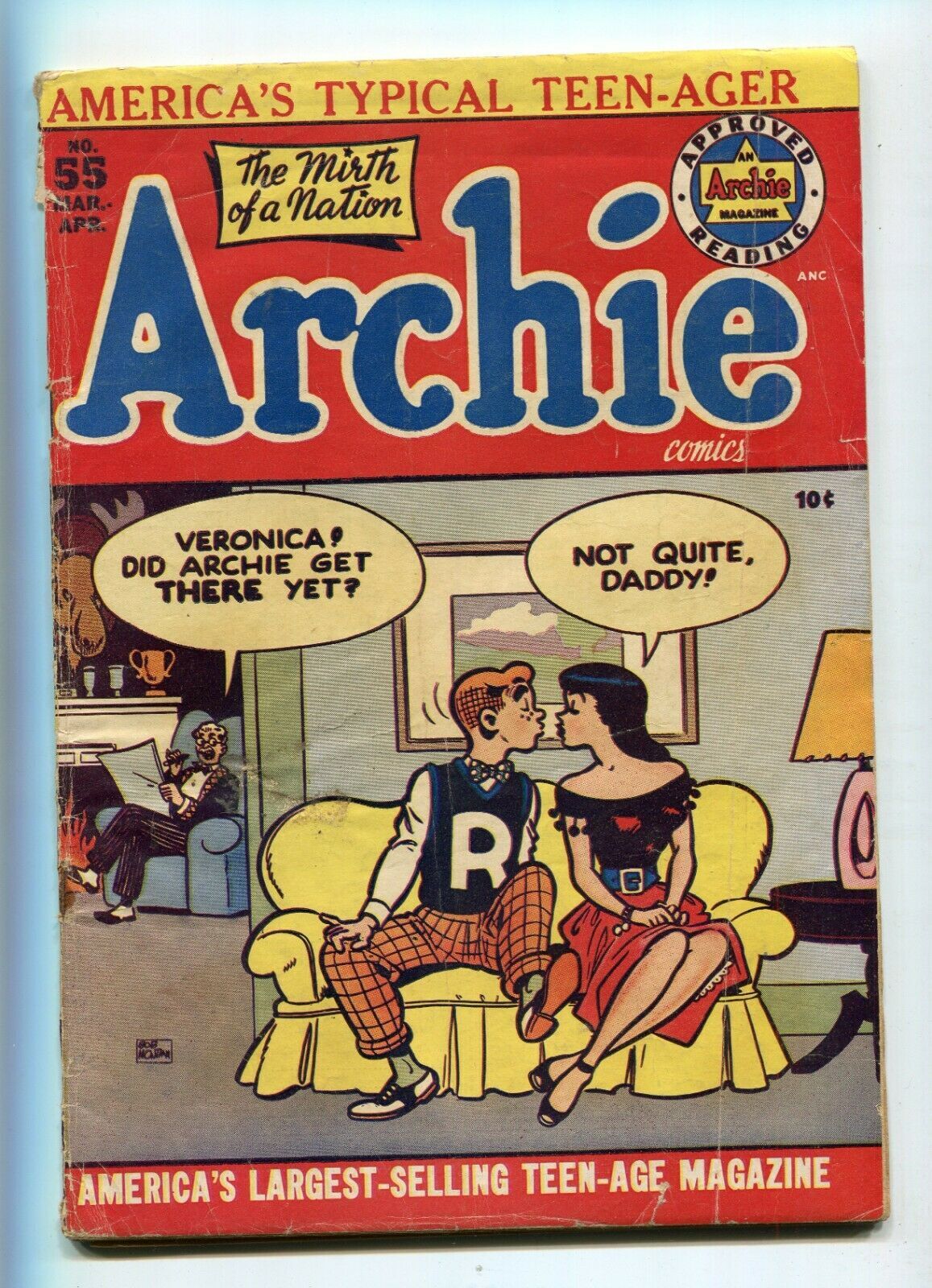 Archie 55 GD/VG Classic Sexual Innuendo Cover | Comic Books - Golden ...