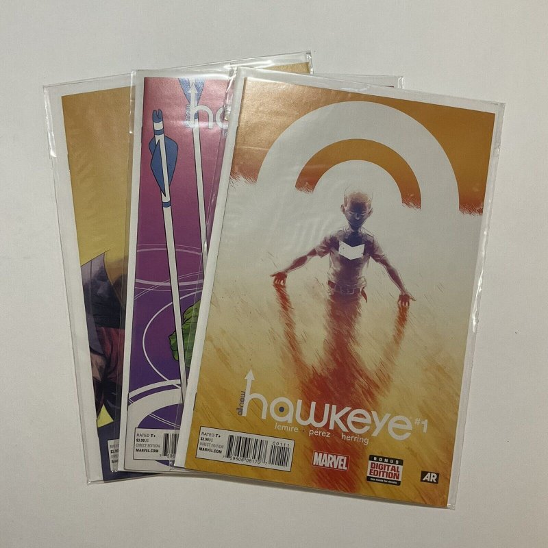 All New Hawkeye 1 2 3 Lot Run Set Near Mint Nm Marvel | Comic Books ...