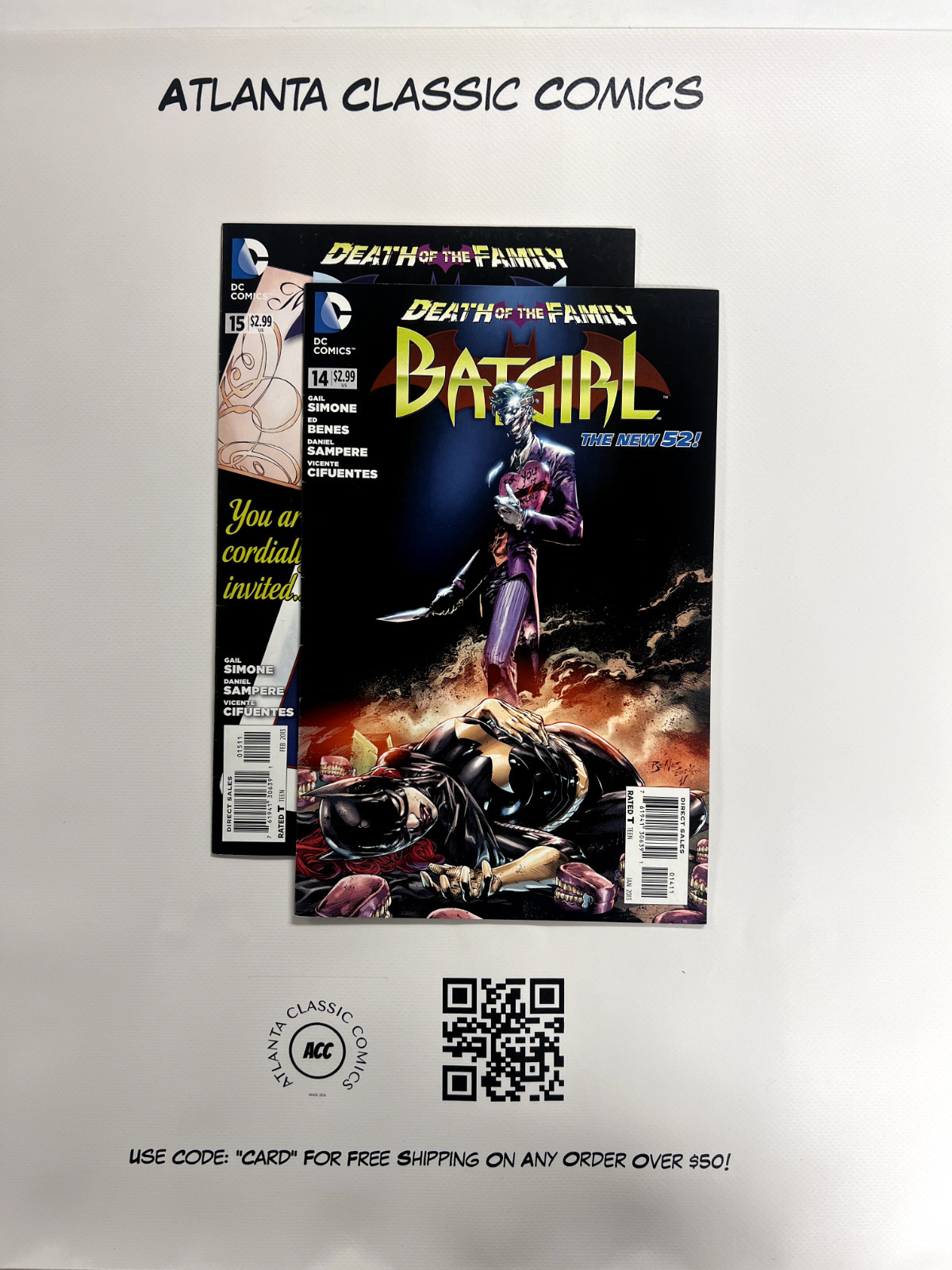 2 Batgirl Marvel Comic Books #14 15 Defenders Hulk X-men Thor Spiderman ...