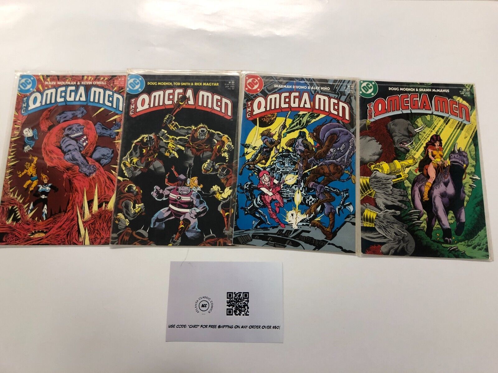 4 Omega Men DC Comic Books # 21 22 24 25 Superman Batman 3 KE5 | Comic ...