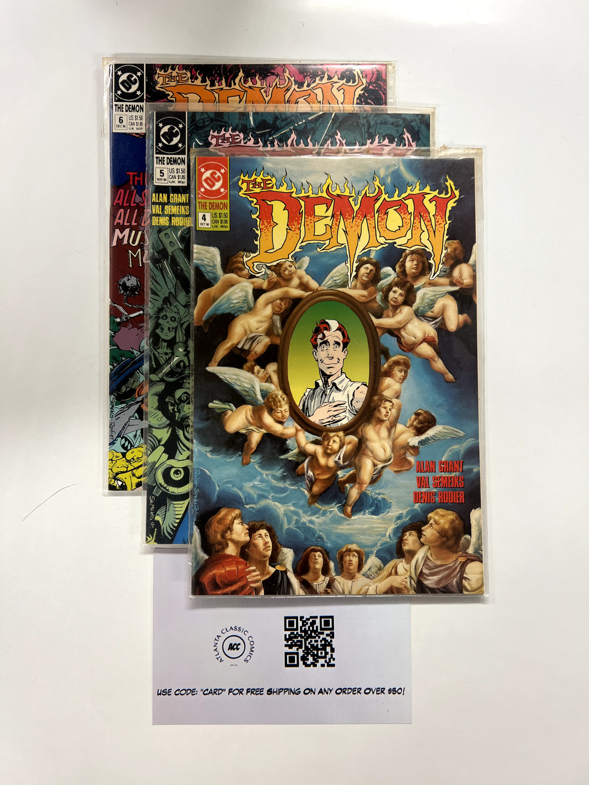 3 The Demon DC Comic Books # 4 5 6 Superman Batman Wonder Woman Robin ...