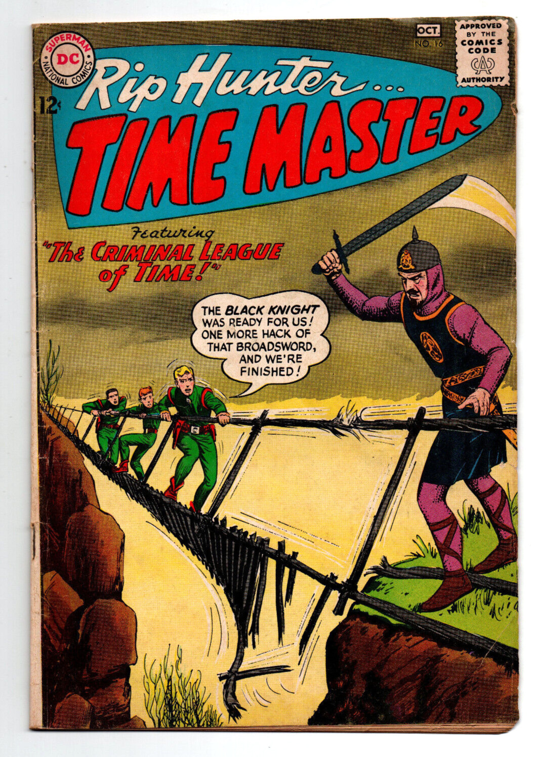Rip Hunter Time Master #16 - 1963 - (-VG) | Comic Books - Silver Age ...