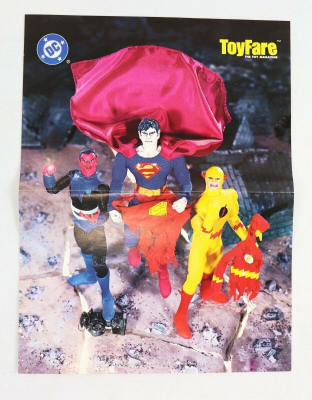 VINTAGE 1997 Toyfare DC Comics Bizarro Sinestro Prof Zoom 9x12 Folded ...
