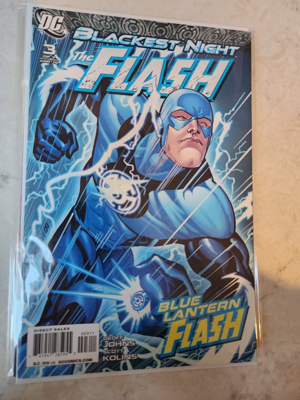 Blackest Night: The Flash #3 (2010) 1ST APPEARANCE OF BLUE LANTERN ...