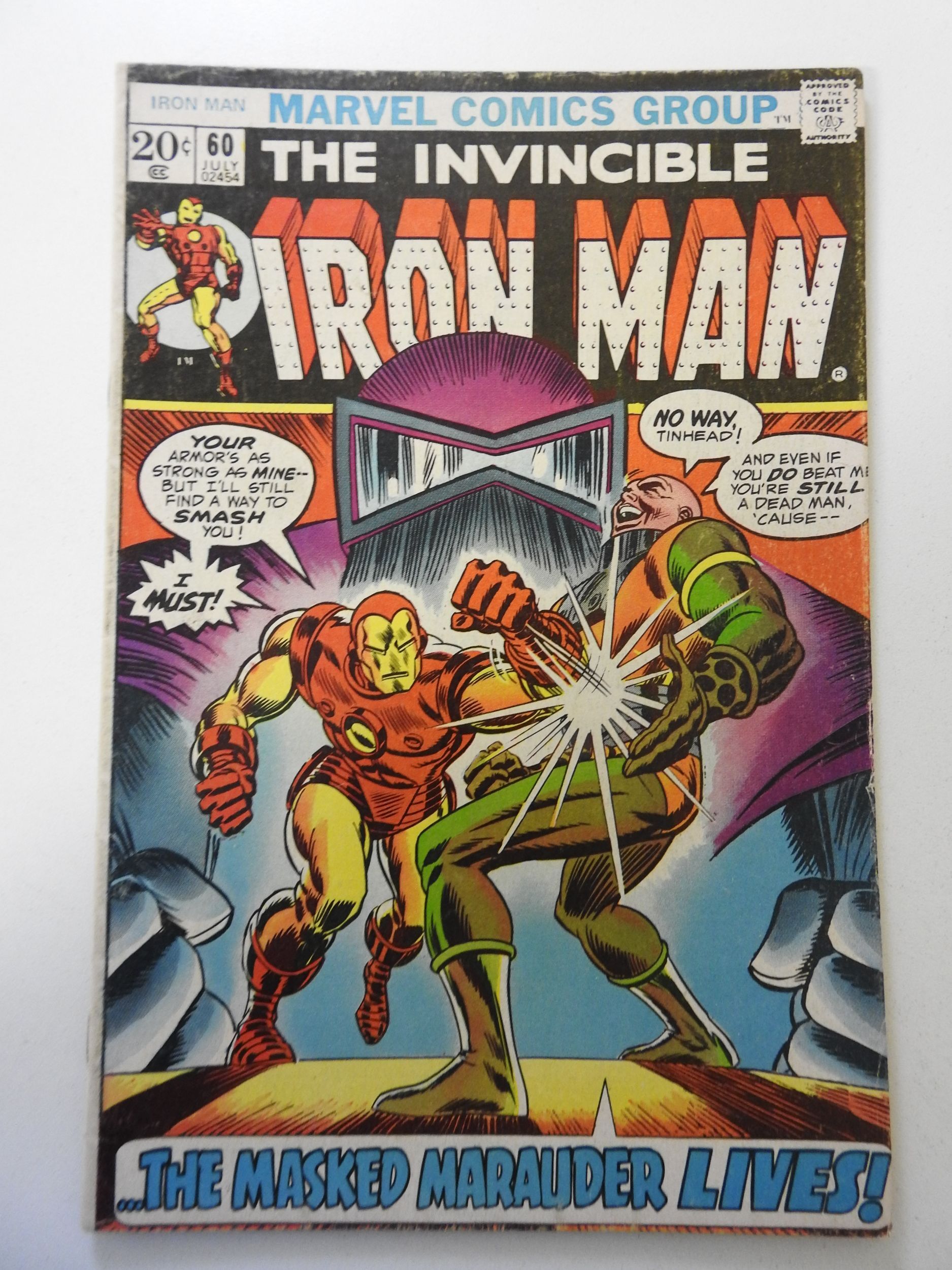 Iron Man #60 (1973) GD/VG Condition rust on staples | Comic Books ...