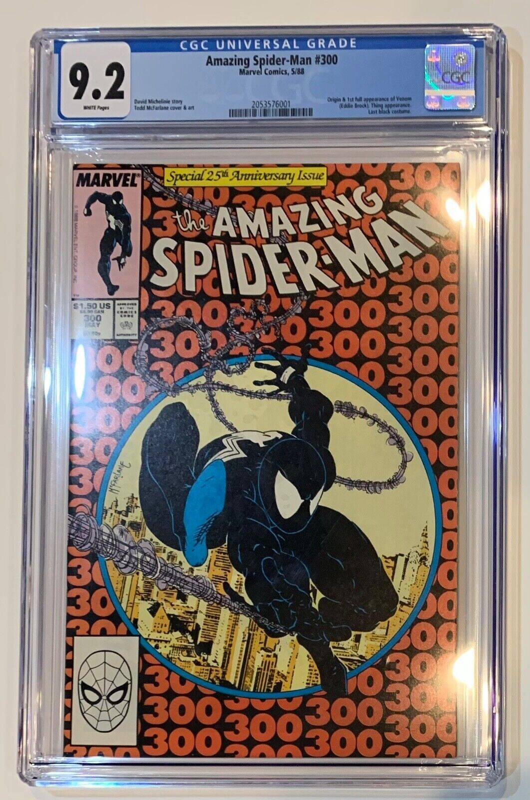 (1988) Amazing Spiderman #300 1st Full Appearance of Venom! CGC 9.2 WP ...
