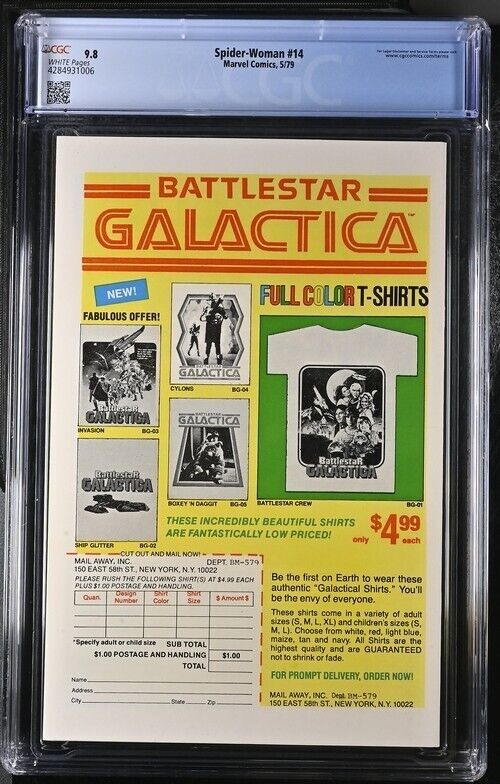 Spider-Woman #14 CGC 9.8 Shroud Bill Sienkiewicz White Pages | Comic ...