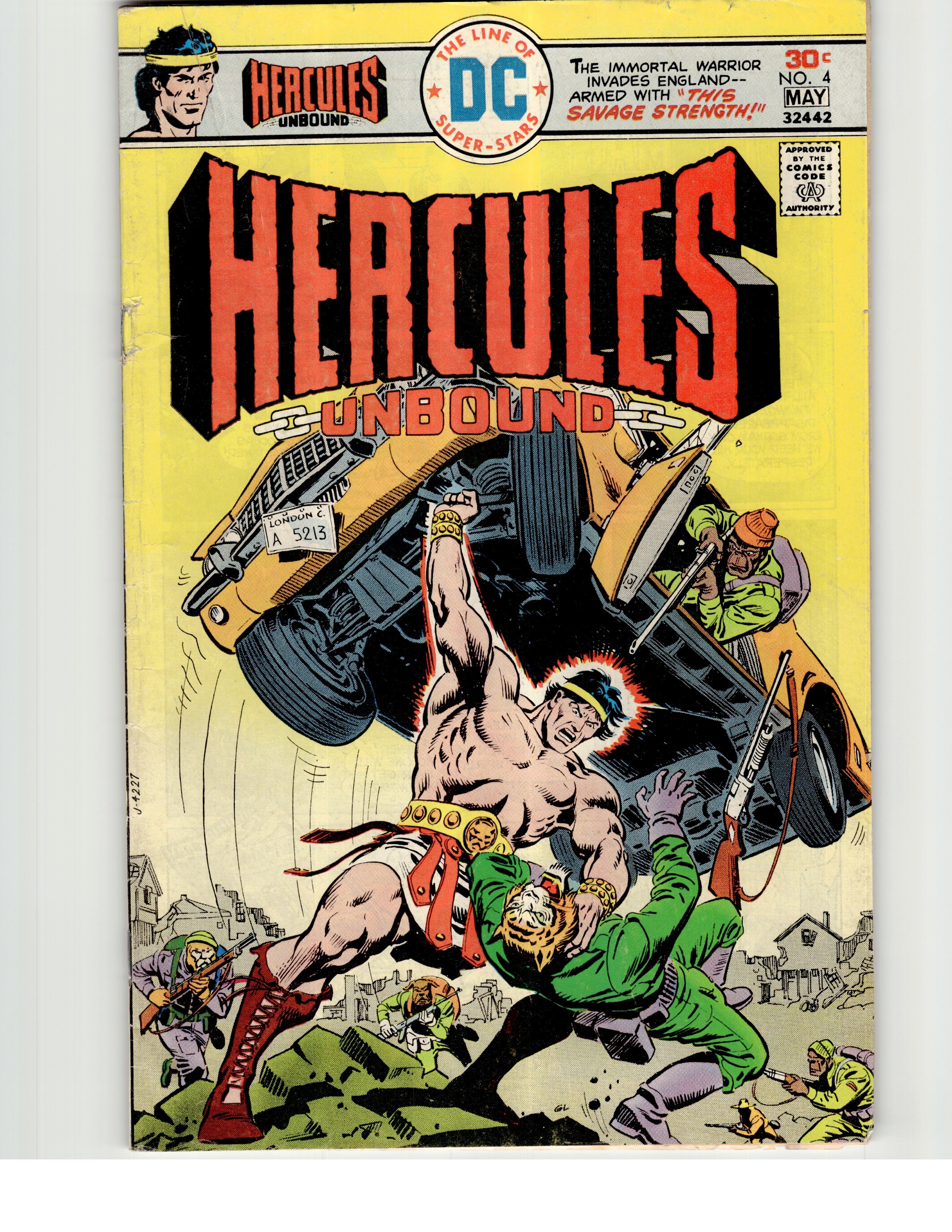 Hercules Unbound #4 (1976) Hercules Unbound | Comic Books - Bronze Age ...