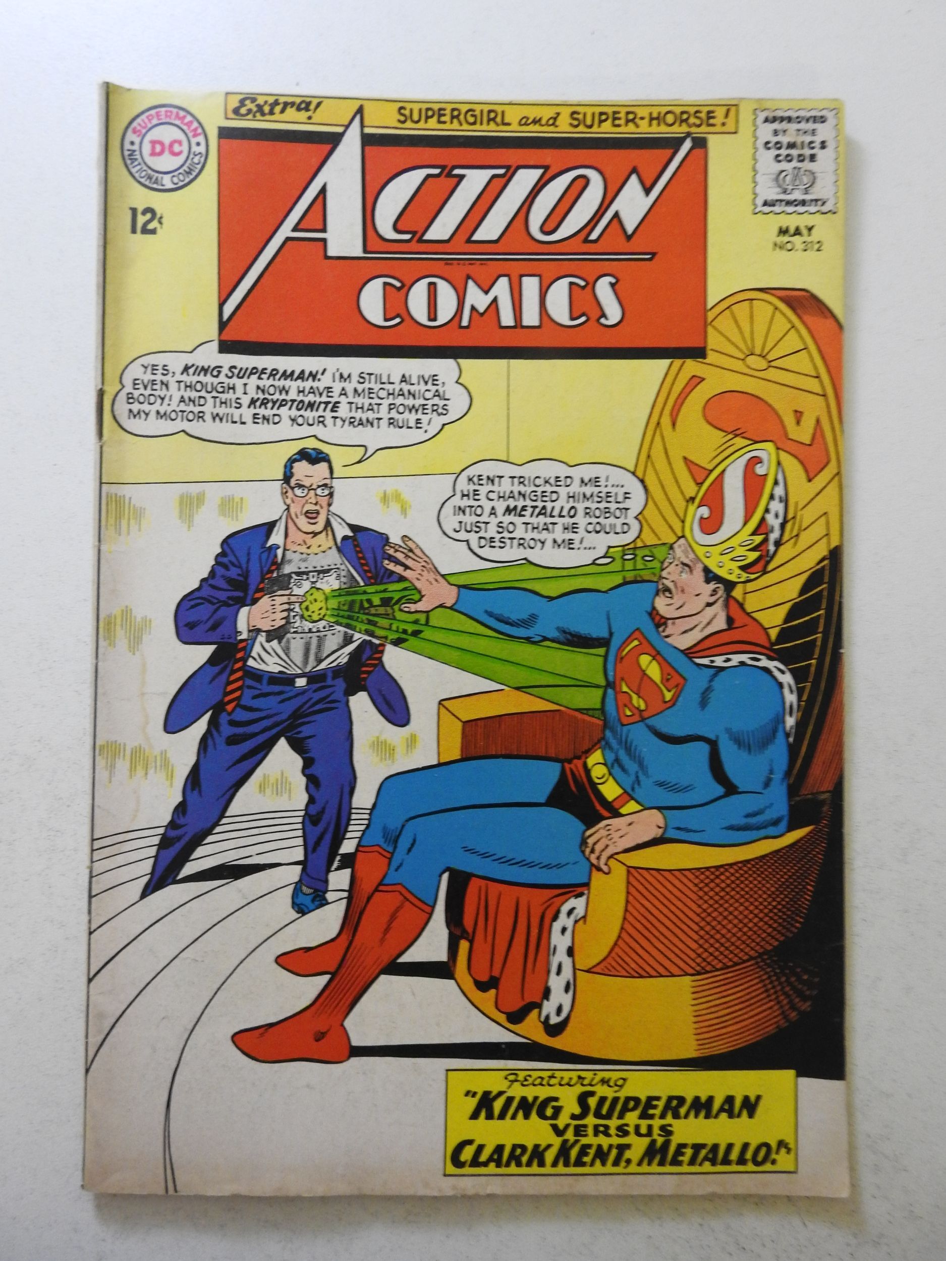 Action Comics #312 (1964) VG Condition moisture stains | Comic Books ...