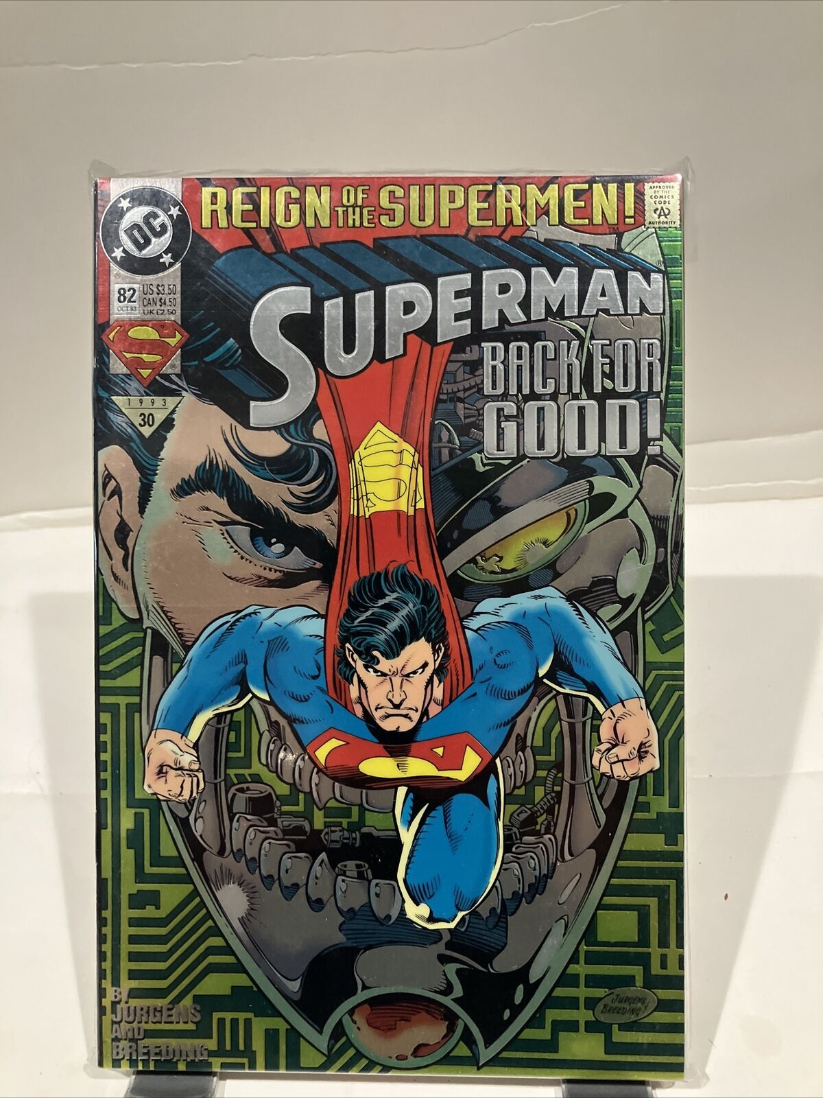 Superman #82 (DC Comics, October 1993) | Comic Books - Modern Age, DC ...