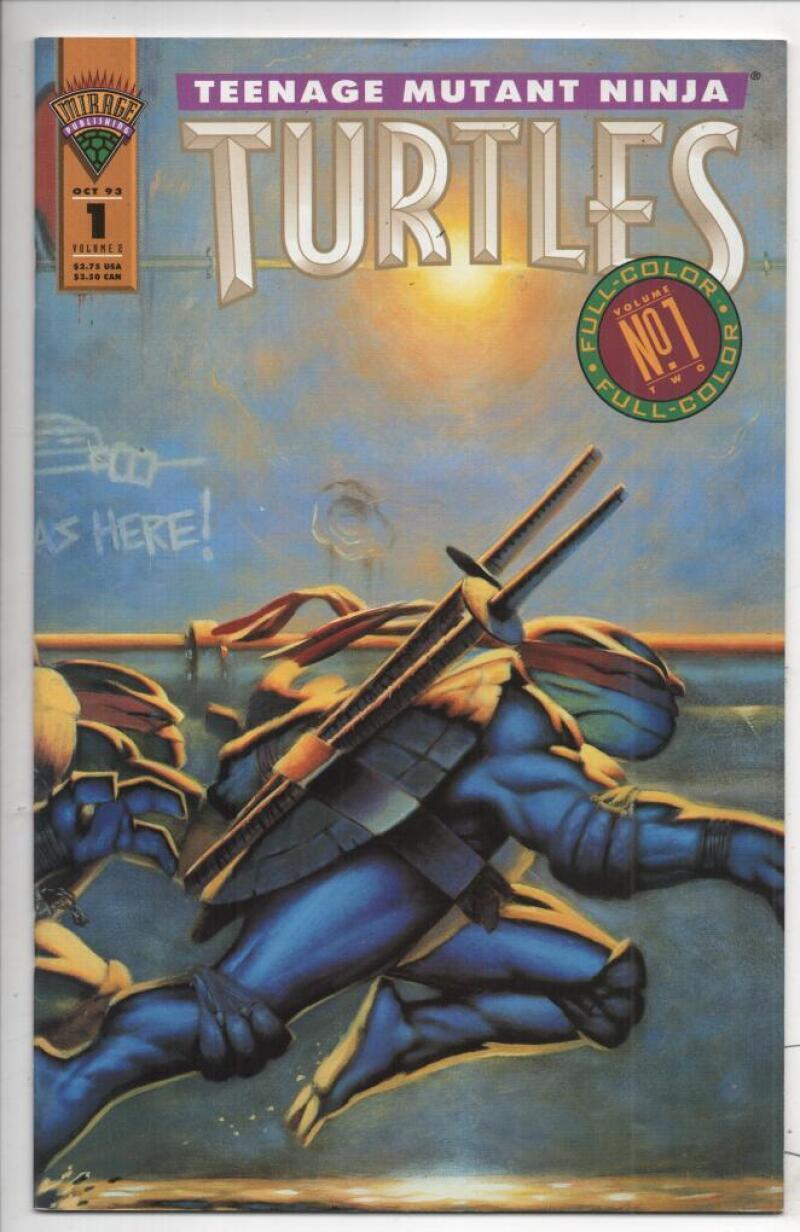 Teenage Mutant Ninja Turtles Vol 2 #1, VF/NM, Tmnt, 1993, QXT | Comic ...
