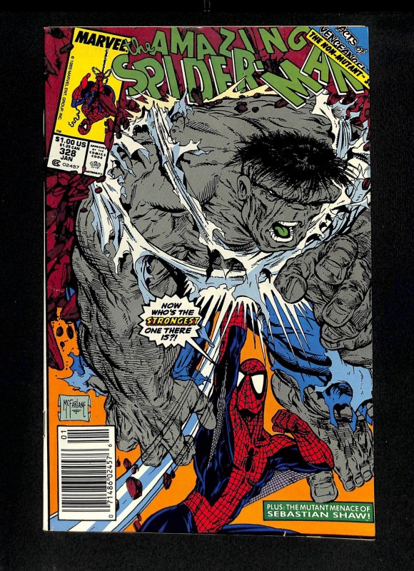 Amazing Spider-Man #328 vs Hulk! Todd McFarlane Art! | Full Runs & Sets ...