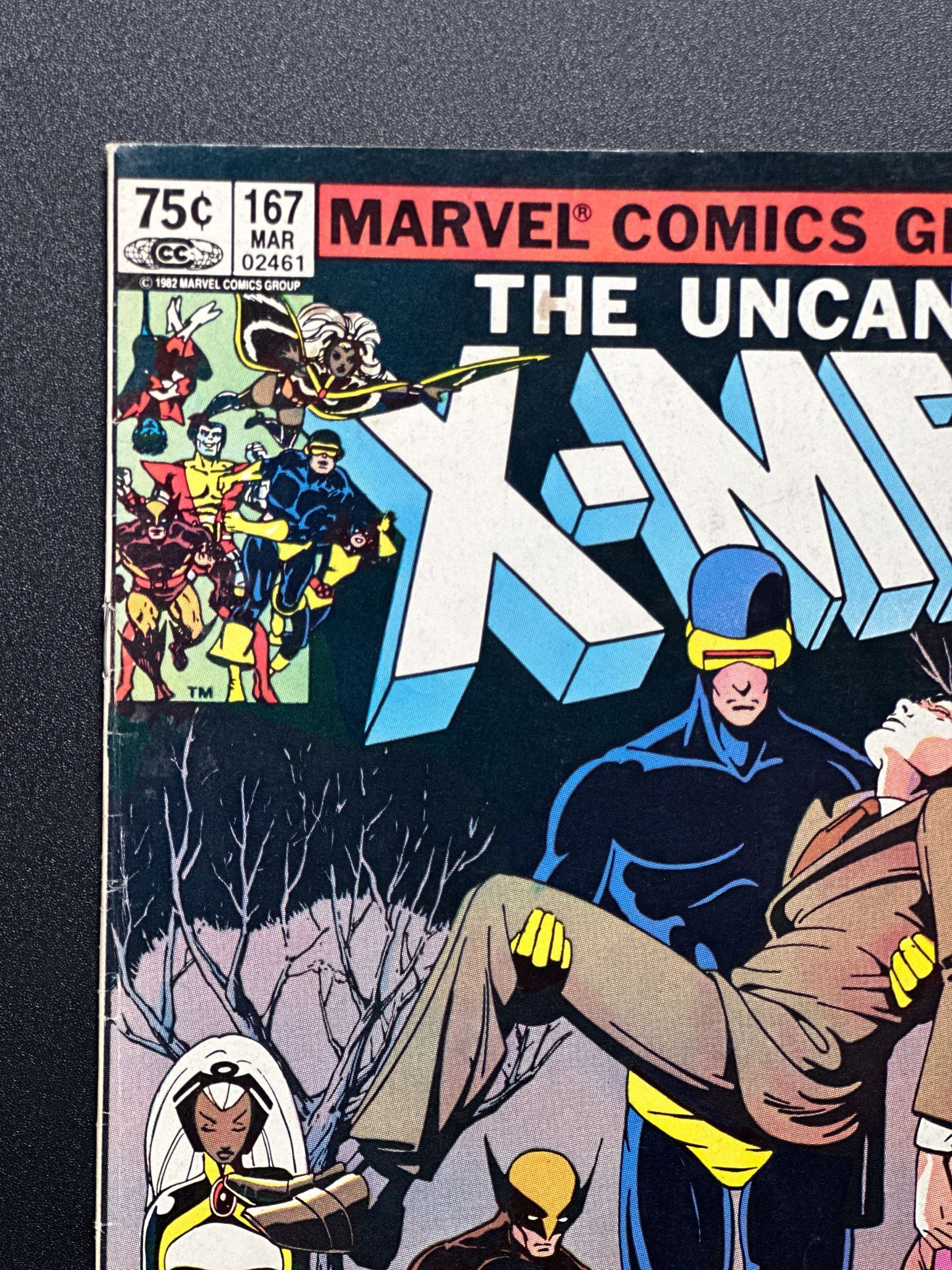The Uncanny X-Men #167 Newsstand Edition (1983) FN+ | Comic Books ...