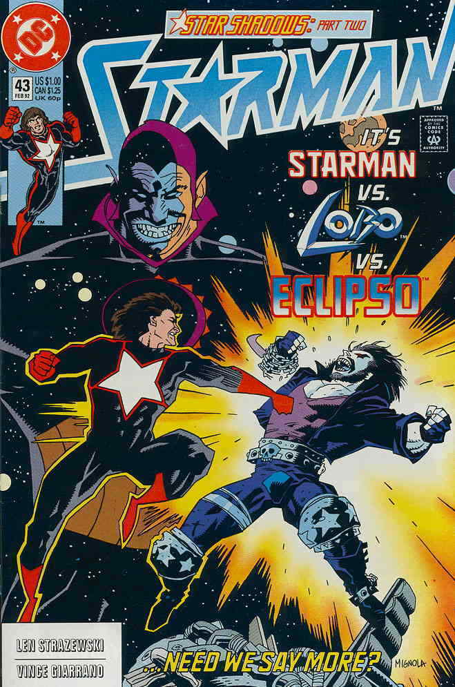 Starman (1st Series) #43 VF; DC | Comic Books - Modern Age, DC Comics ...