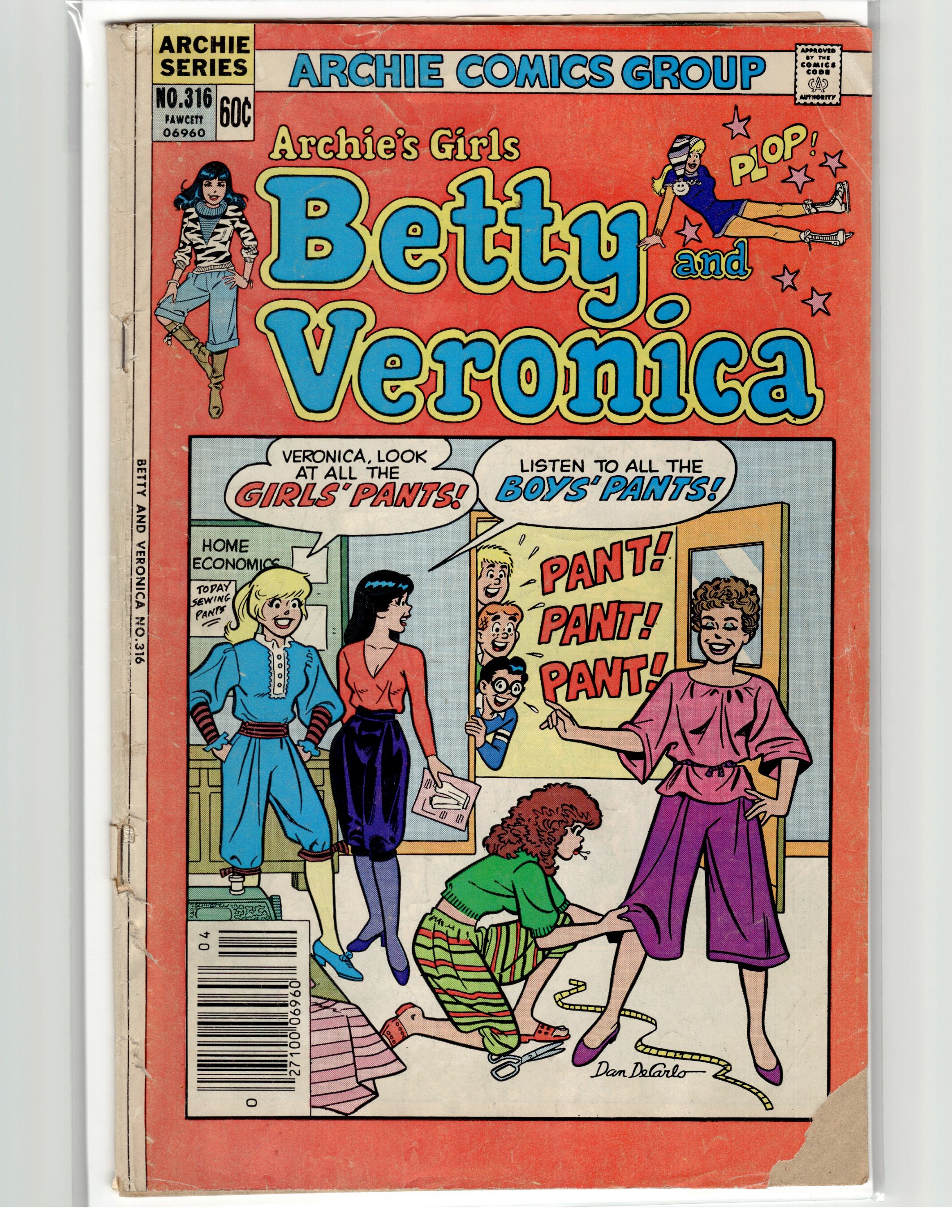 Archie's Girls Betty and Veronica #316 (1982) Betty and Veronica ...