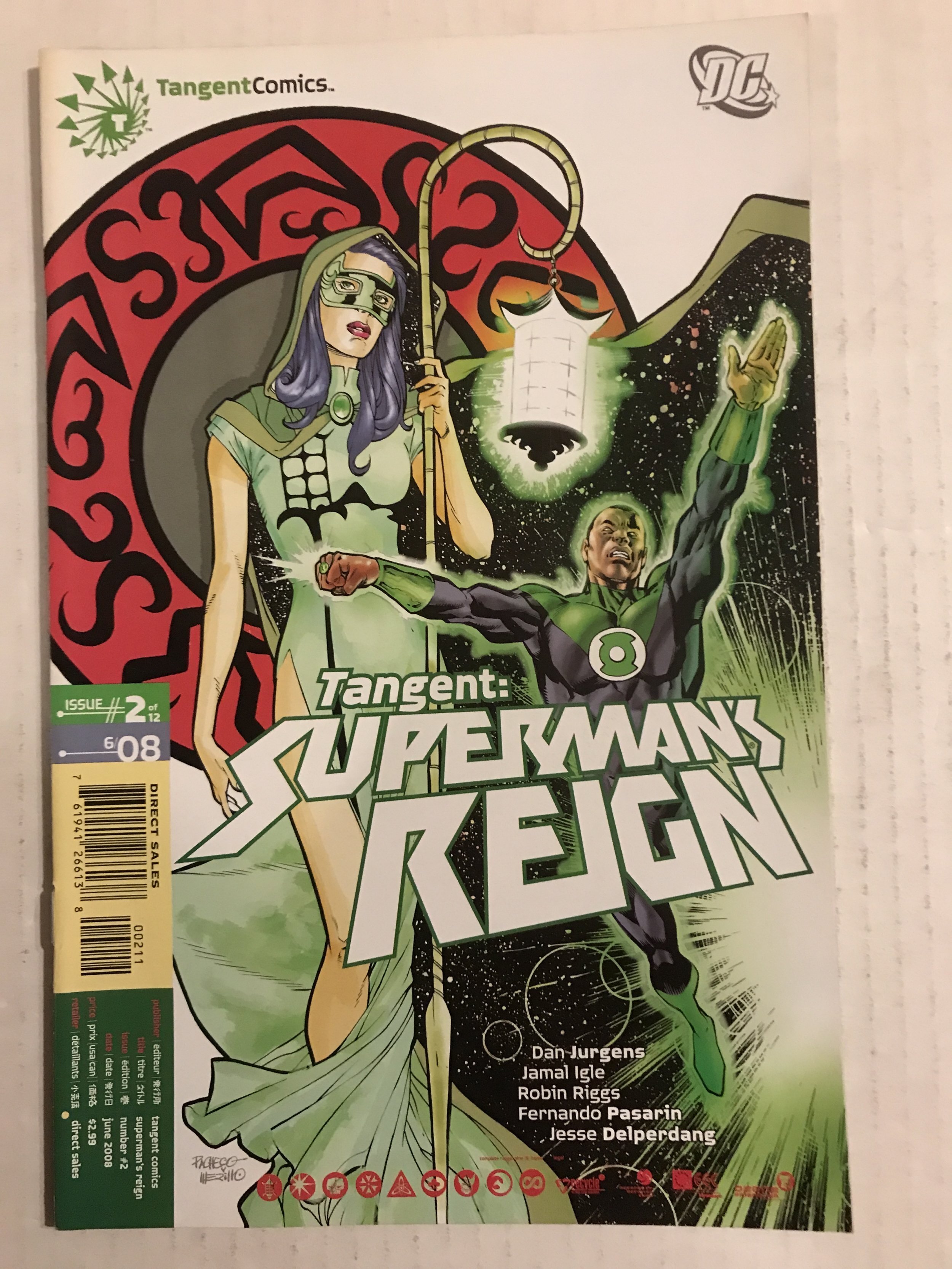 TANGENT: SUPERMAN’S REIGN #2 : DC 6/06 NM-; mini, Dan Jurgens, Green ...