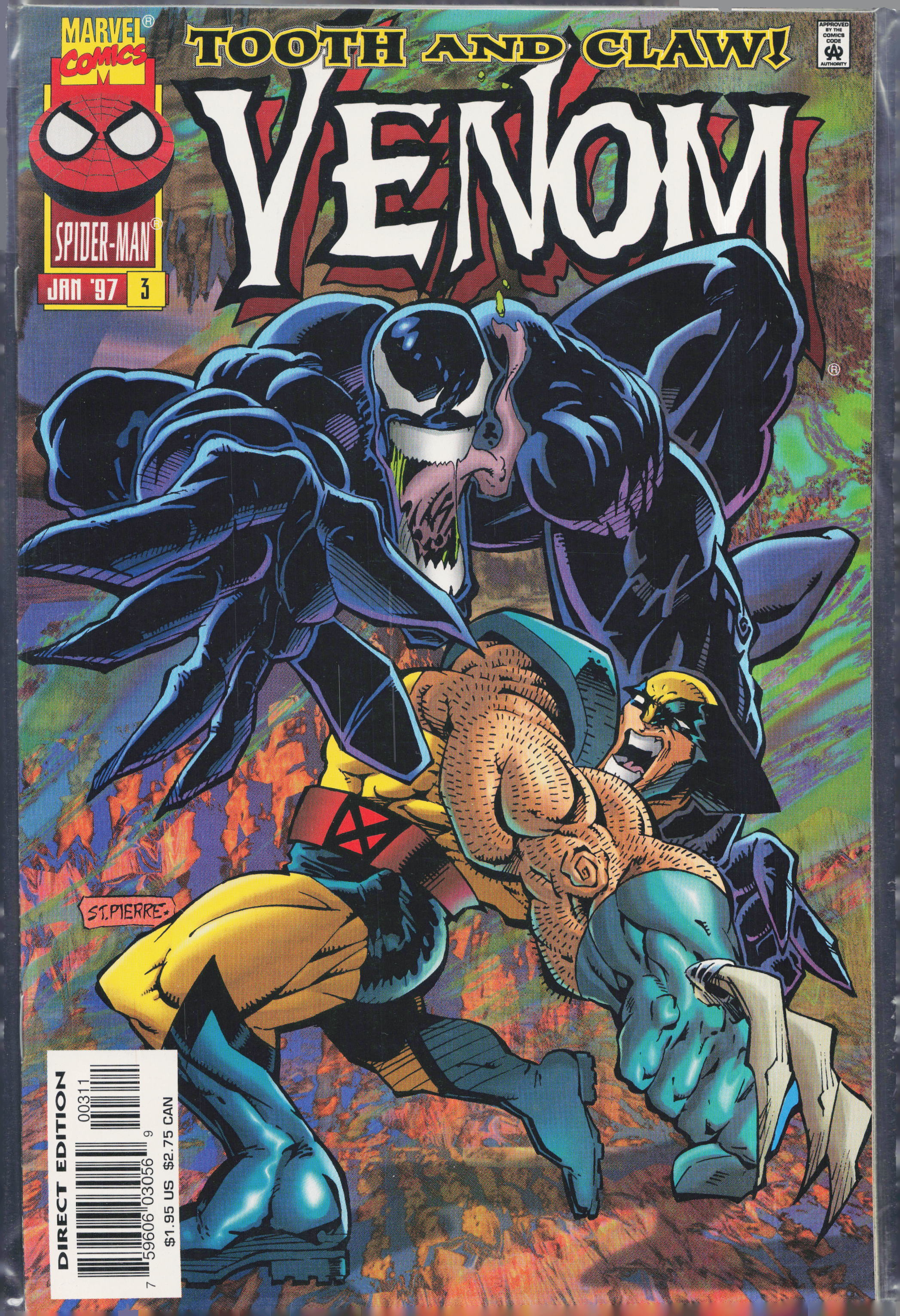 Venom: Tooth and Claw #3 (1997) Venom | Comic Books - Modern Age ...
